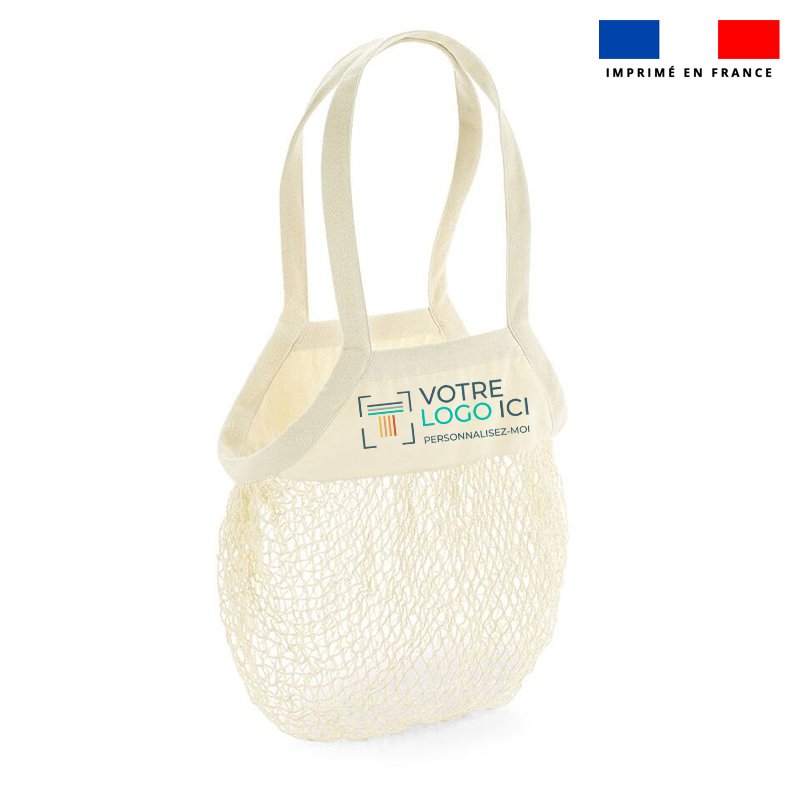 Sac Filet Personnalisable - Tissus Print