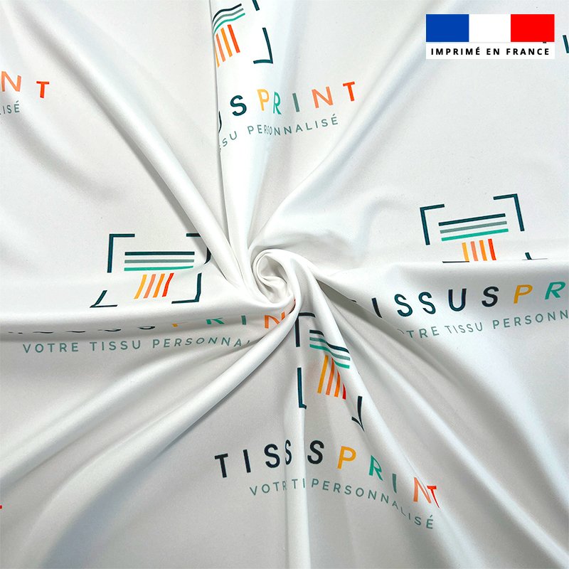 Custom printed microfiber fabric | Tissus Print