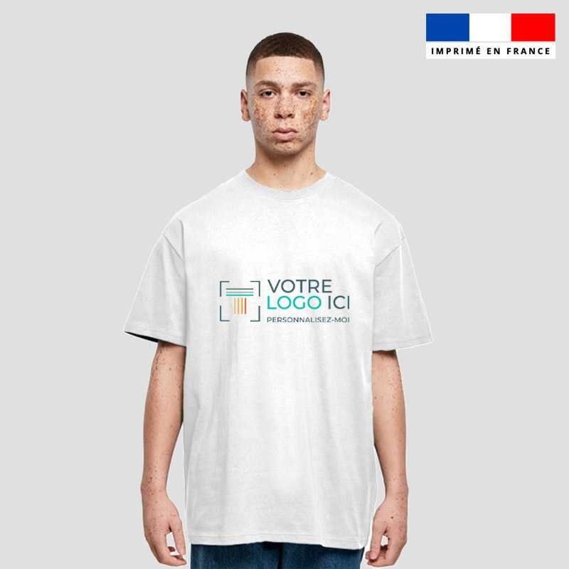 T-shirt Oversize Customizable - Tissus Print