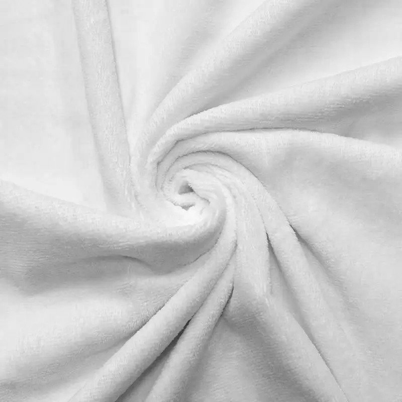 Micro doek effen witte spons - Tissus Print